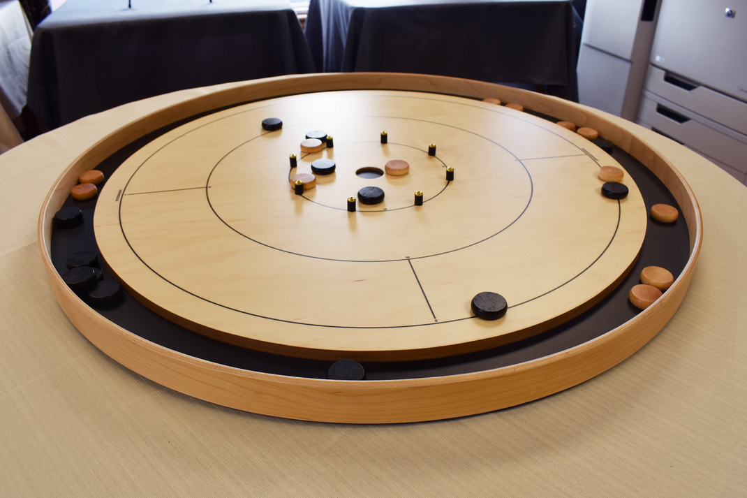 13 Small Green Crokinole Discs - Half Set (Shiny Finish) – Crokinole ...