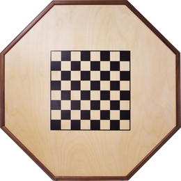 The Deluxe Walnut Rail - Traditional Octagon Crokinole Board Game Set ...